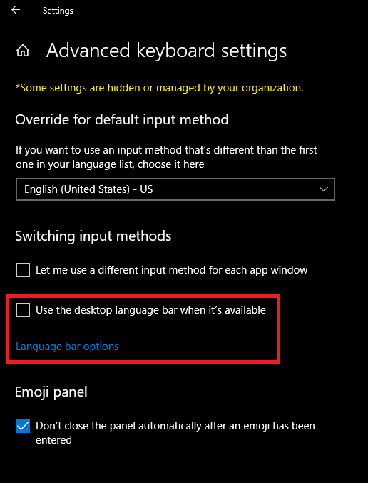 How To: Remove ‘ENG’ Language Bar Icon from the Taskbar – The Computer Noob