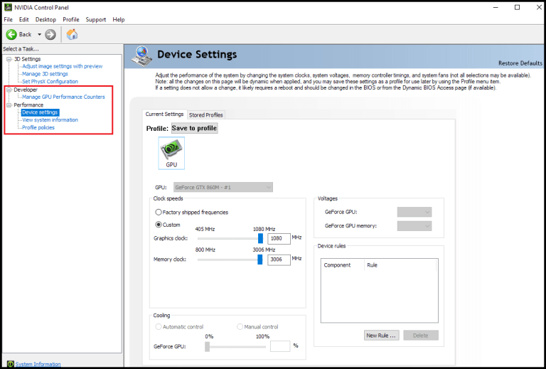 How To: Bring Back the “Performance” Tab in NVIDIA Control Panel – The ...