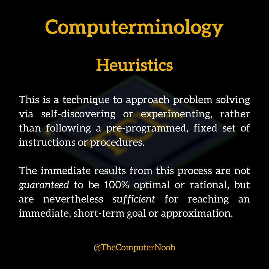 Learn Computer Science Terms – The Computer Noob